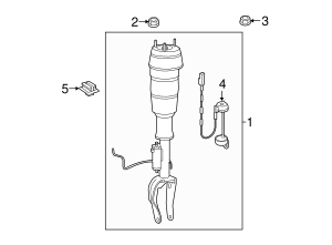2015-2019 Mercedes-Benz Shock Assembly 2923202800 | AutoNationParts.com
