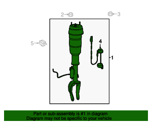2015-2019 Mercedes-Benz Shock Assembly 2923202800 | AutoNationParts.com