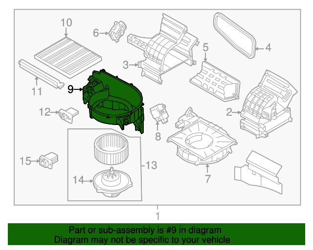 97115-2S300 - Lower Case 2011-2016 Kia Sportage | Kia.Parts Store
