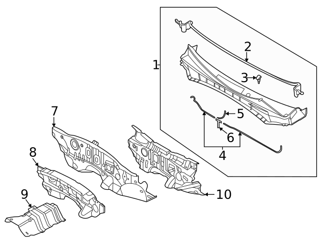 2022-2024 Hyundai Tucson Engine Compartment Insulation 84120-CW000 ...
