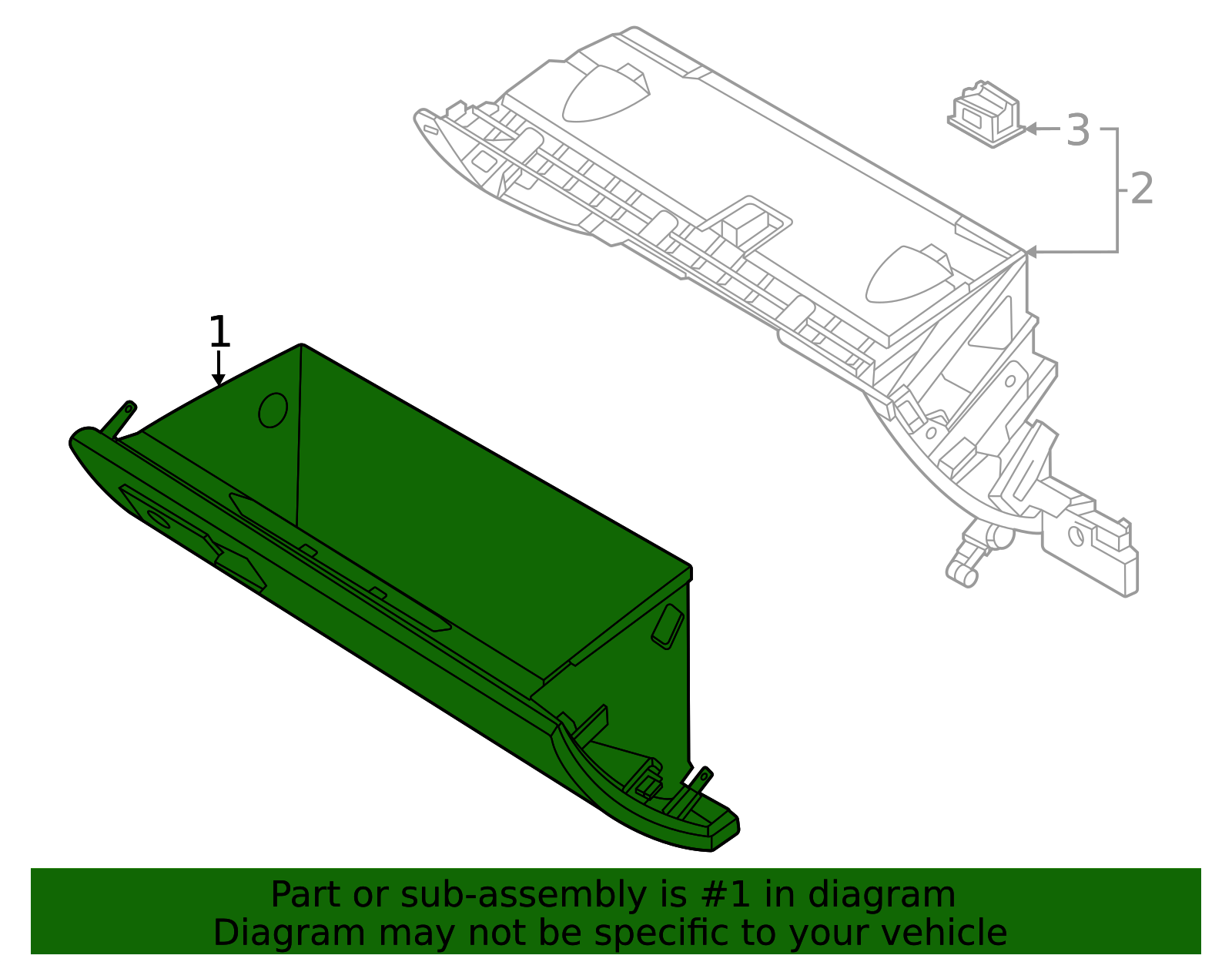 2024-2025 Genesis GV70 Glove Box Door 84510-IY000-OWN | OEM Parts Online