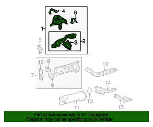 2007-2012 Toyota Yaris Apron Assembly 53702-52180 | Toyota Parts Center