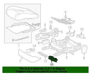 2014-2023 Lexus Temperature Controlled Seat Blower Motor 85860-33020 ...