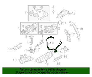 11-42-7-634-679 - Oil Pipe - 2012-2014 BMW | Wholesale BMW