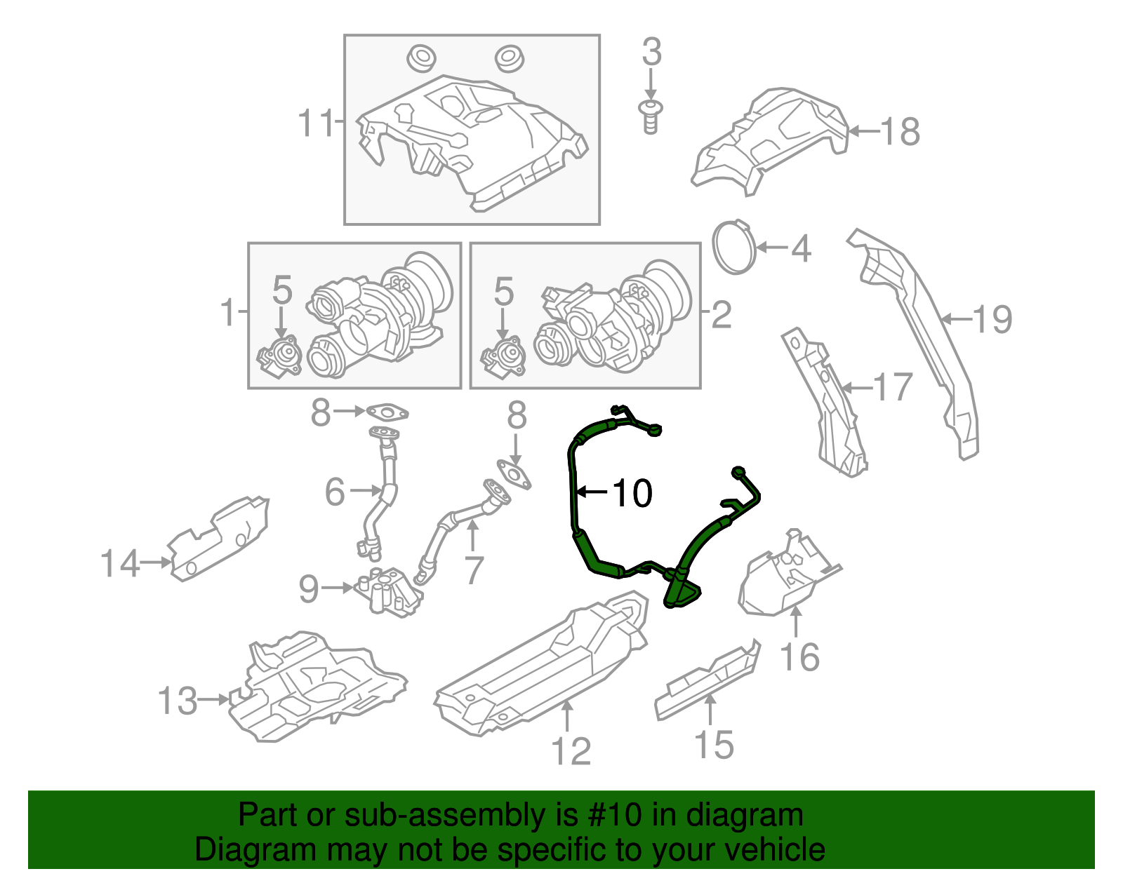 11427634679 - 2012-2014 BMW Oil Pipe (11-42-7-634-679) | BMW of South ...