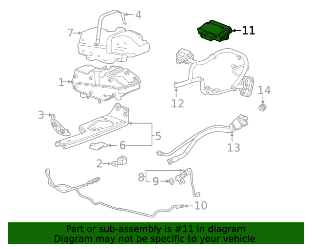85514348 - Reductant Control Module 2020-2024 GM | Chevrolet Parts Direct