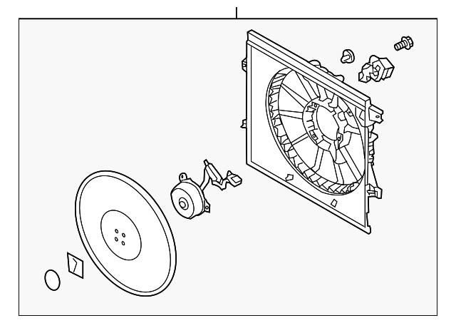 25380-2K000 - Fan Assembly 2010-2011 Kia Soul | Kia.Parts Store