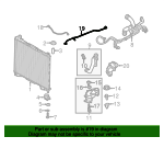 2013-2023 Land Rover Hose - Radiator to ENG. Vent Elbow lr146301 | OEM ...