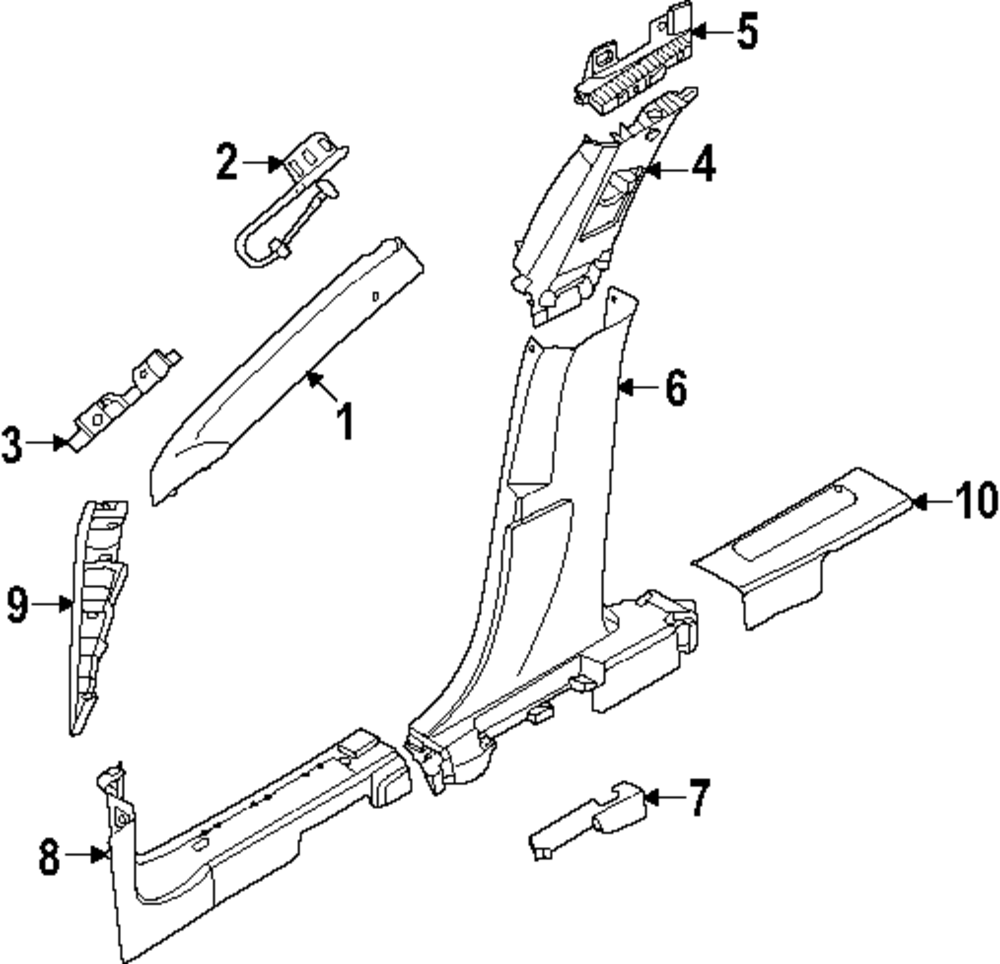 2024-2025 Lincoln Nautilus Extension R2TZ-5802345-AC | OEM Parts Online