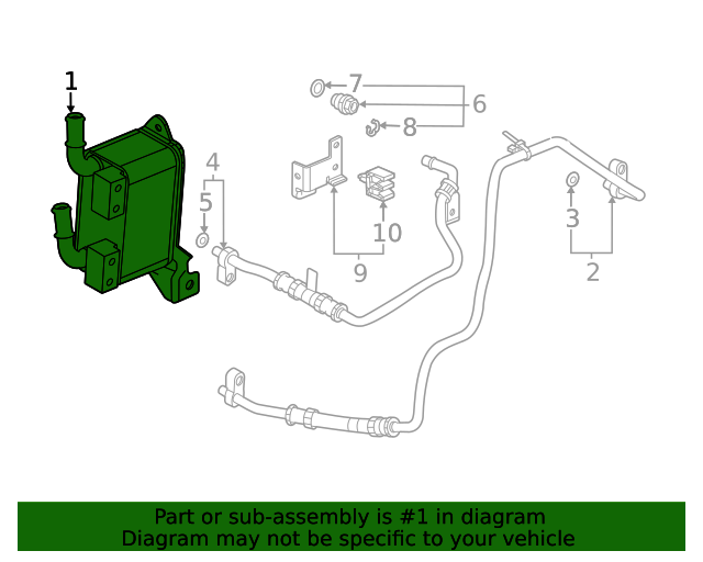 2020-2024 GM Automatic Transmission Fluid Cooling Heat Exchanger ...