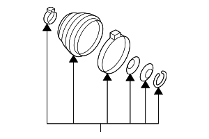 2004-2018 Volkswagen Outer Boot 7L0-498-203 | OEM Parts Online
