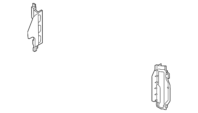 Hyundai - 29134-4R000 - A/C Condenser Duct - 2011-2015 Hyundai Sonata ...