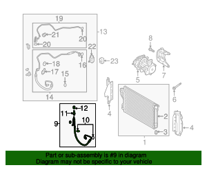 97762-E7000 - Discharge Hose 2012-2015 Hyundai Sonata | AutoNationParts.com