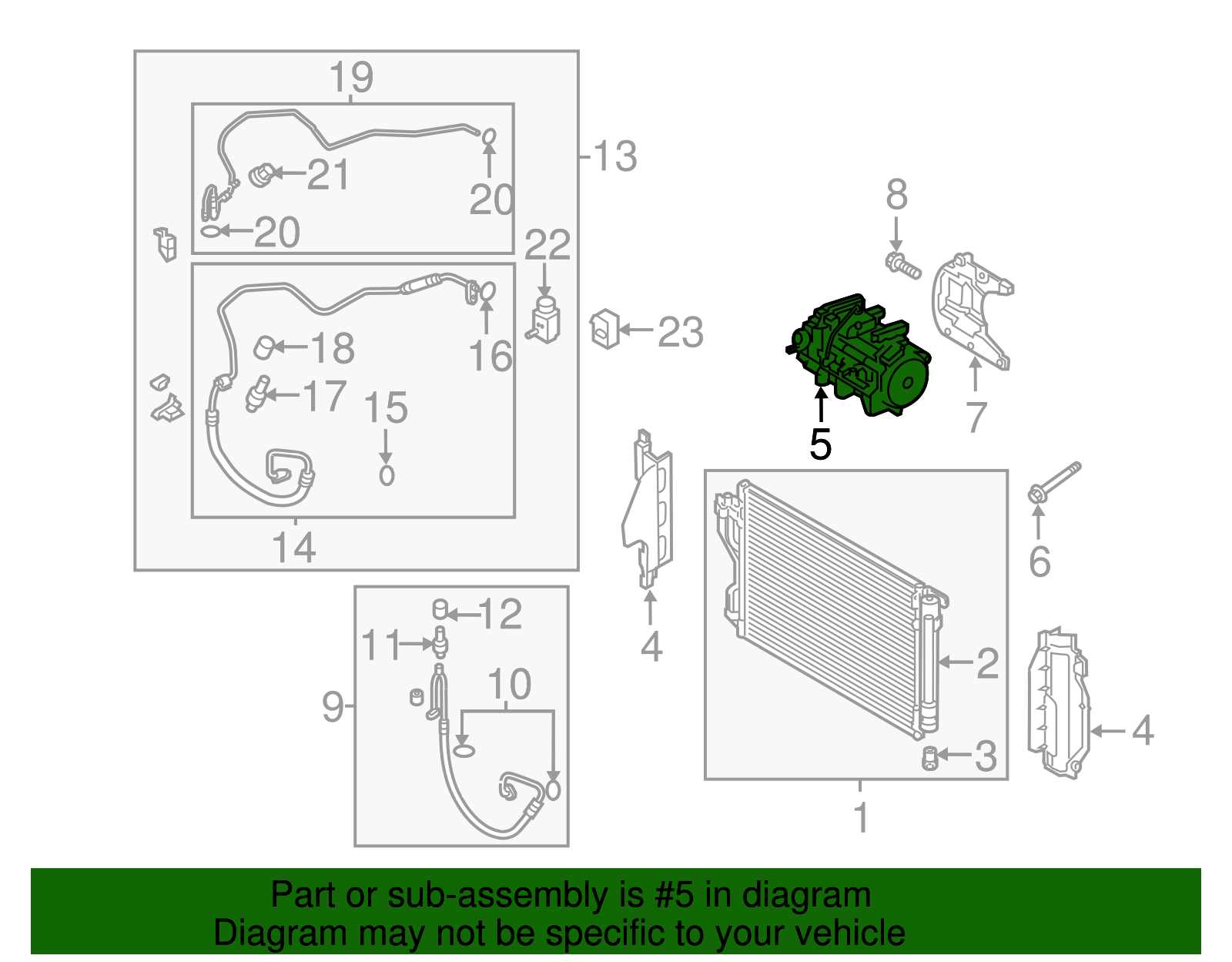 2011-2014 Hyundai Sonata Compressor 97701-3R000 | OEM Parts Online
