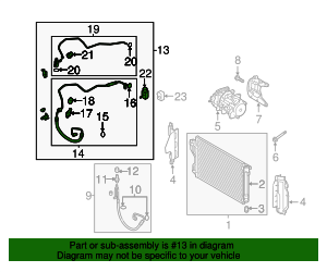 2011-2012 Hyundai Sonata A/C Hose Assembly 97775-4R000 | OEM Parts Online