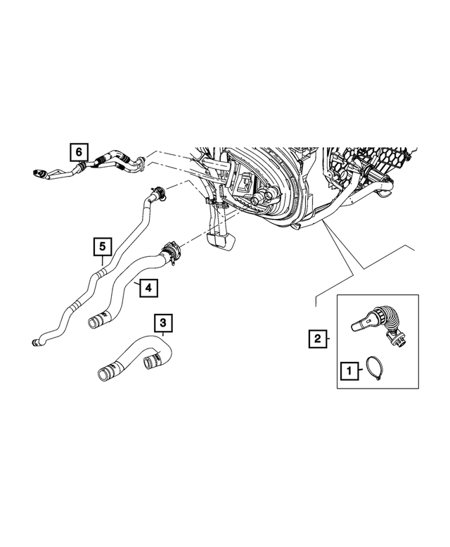 MOPAR AUXILARY A C EXTENSI LINE - 68624220AA - 68624220AA | Mopar ...