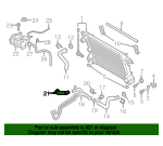 2017-2020 Ford Radiator Coolant Hose HC3Z-8286-A | TascaParts.com