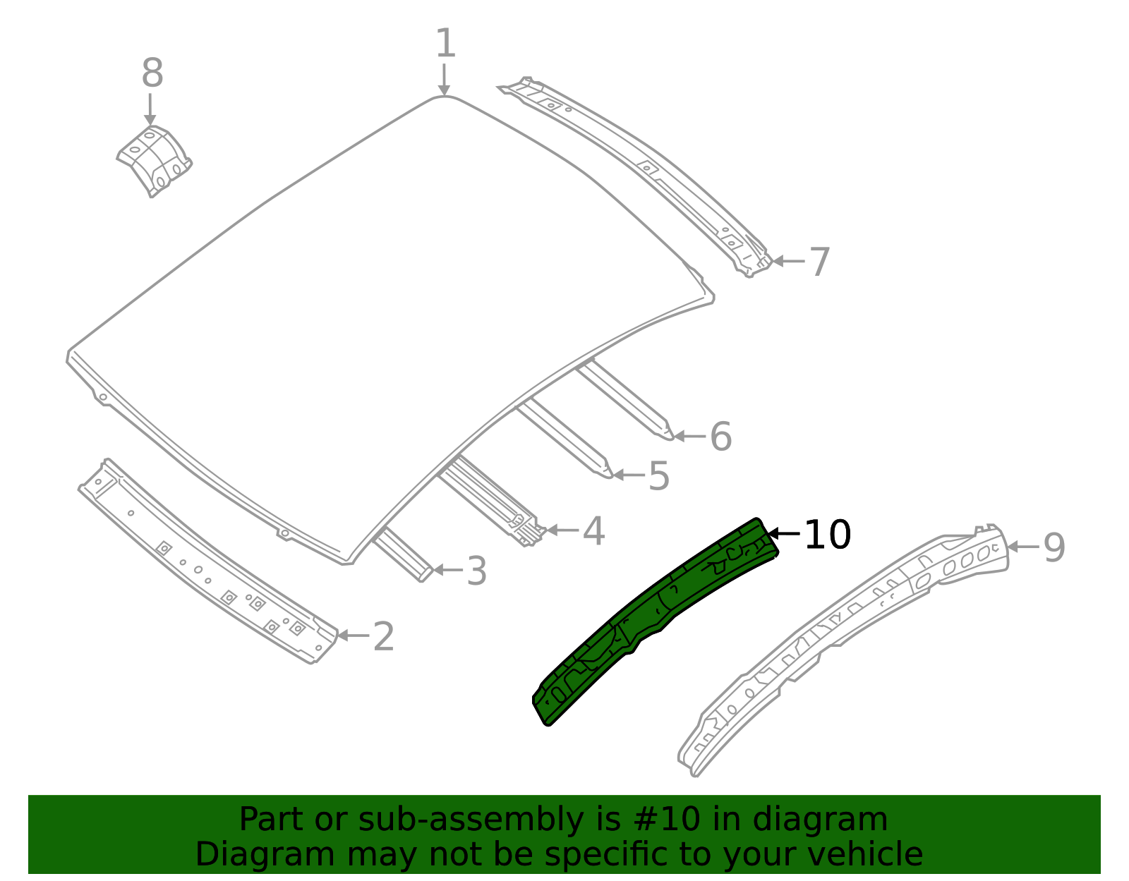 2020-2025 Nissan Sentra Inner Rail G6331-6LBMA | Nissan Parts Central