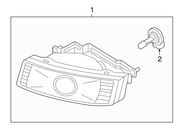 92201-3C000 - Fog Lamp Assembly 2001-2002 Kia Optima | Kia.Parts Store