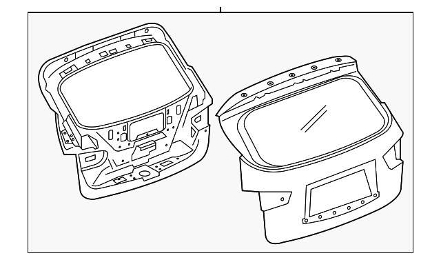 90100-3KA1B - Lift Gate - 2017-2020 Nissan Pathfinder | Nissan OEM ...