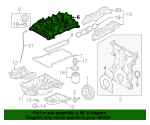 2023 Chevrolet Equinox Valve Cover 25204728 GM | GMPartsDirect.com