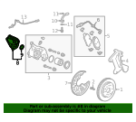 13513581 - Rear Parking Brake Actuator Kit with Seal and Bolts 2019 ...