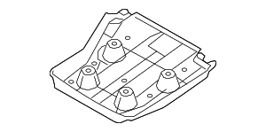 2016-2020 Toyota Under Cover 58398-WB002 | Lithia Toyota Parts