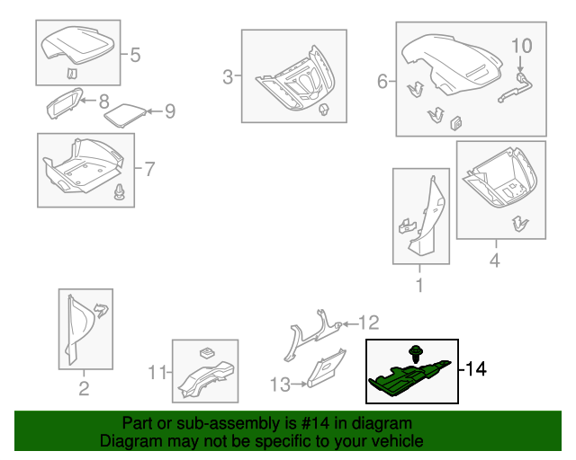 2013-2019 Ford OEM Lower Insulator CJ5Z-7801670-A | OEM Ford Parts