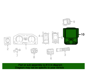 68237966AE - Transmission Mount Isolator | Mopar Parts Canada