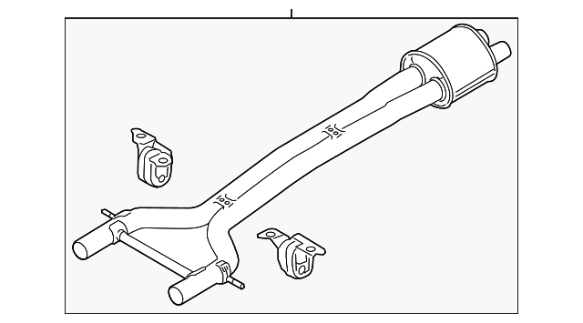 2010-2013 Porsche Panamera Muffler & Pipe 970-111-913-57 | Sunset ...