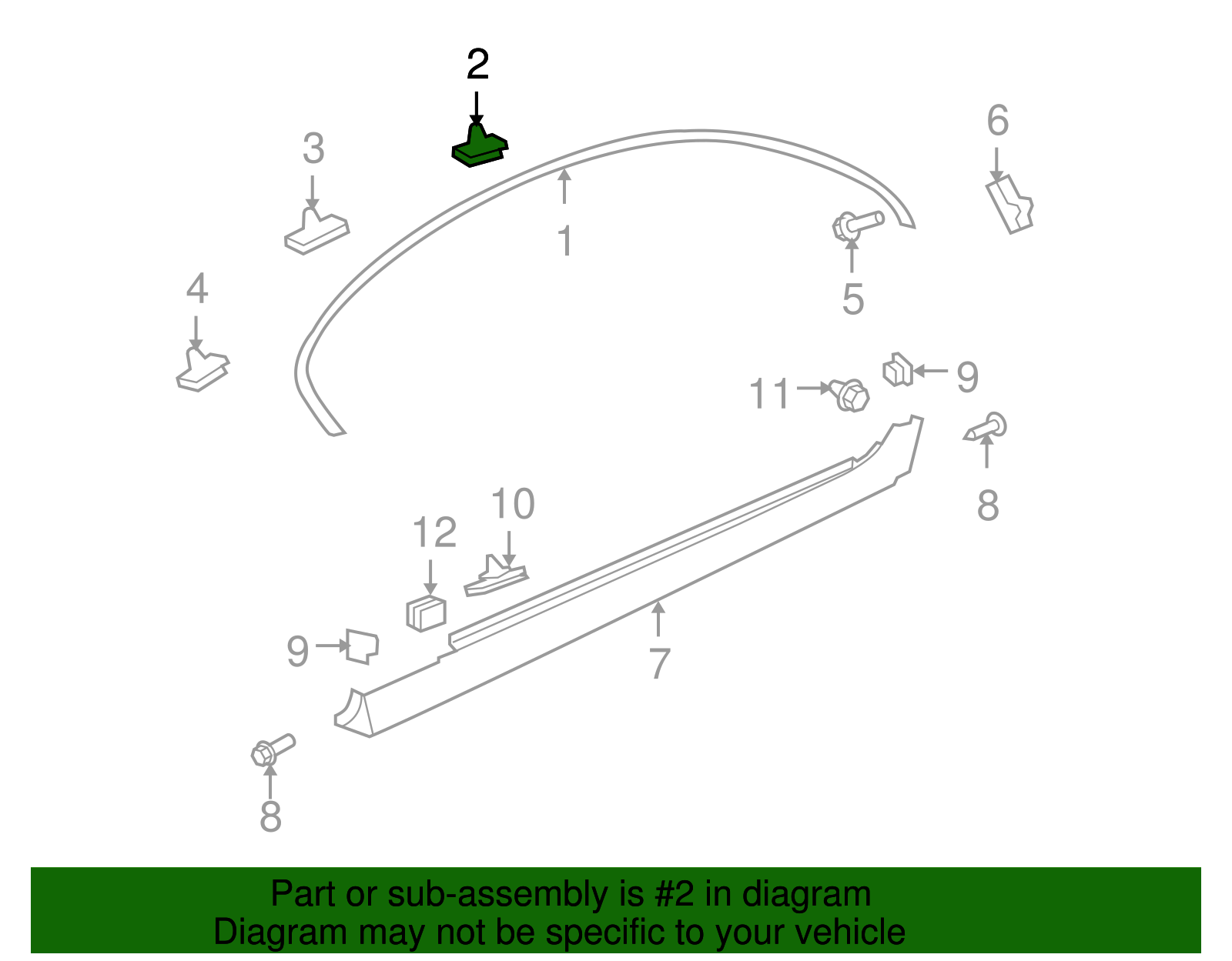 2008-2013 GM Multi-Purpose Retainer 92207444 GM | GMPartsDirect.com