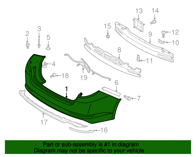 86611-2T000 - Bumper Cover 2011-2013 Kia Optima | Kia.Parts Store
