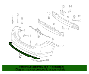 2011-2013 Kia Optima OEM NEW 2011-13 Kia Optima Sedan Cover-Rear Sd ...