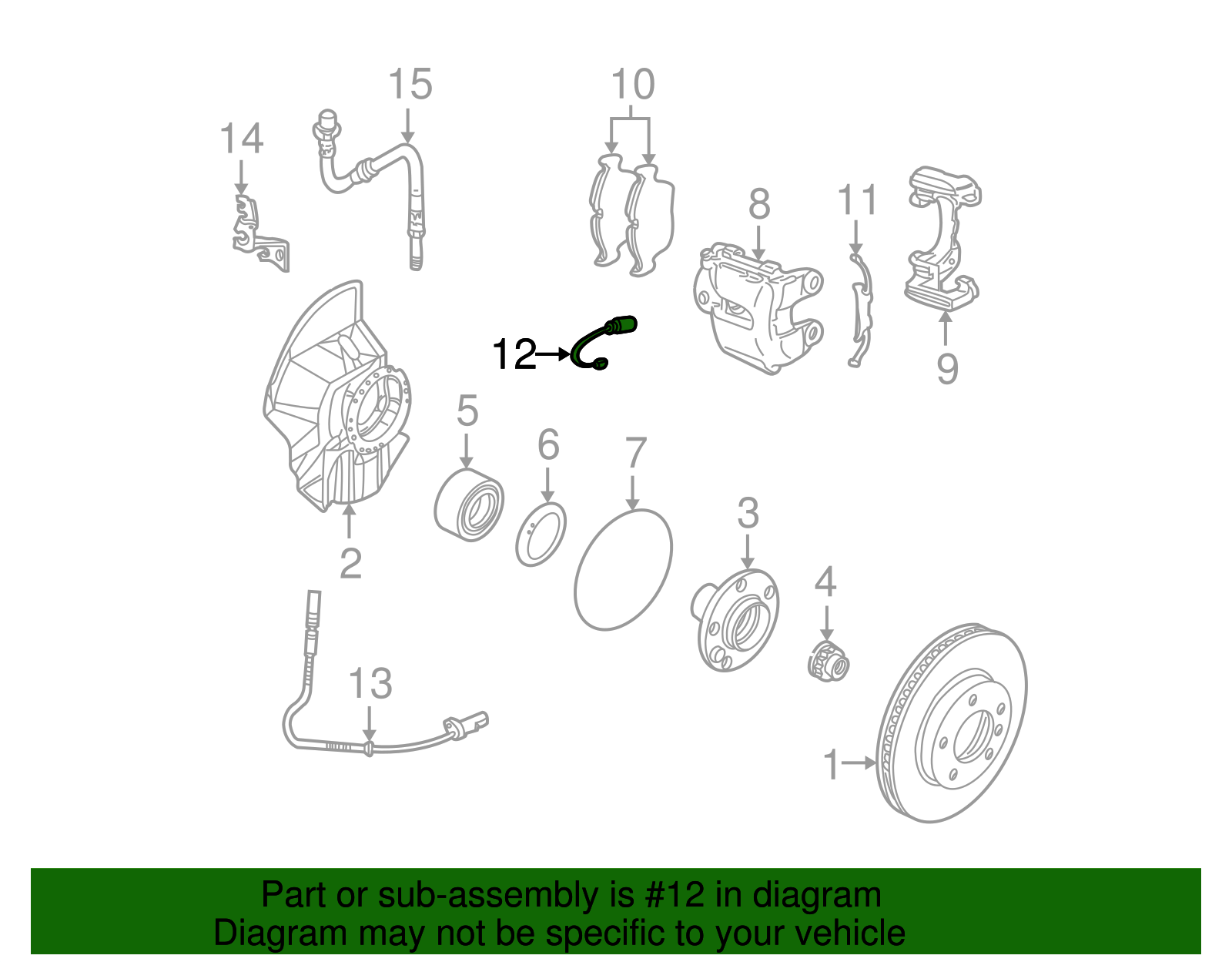 2001-2006 BMW Wear Indicator 34356751311 | OEM Parts Online