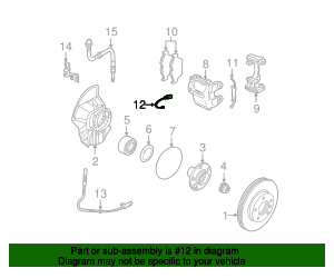 2001-2006 BMW Wear Indicator 34356751311 | OEM Parts Online
