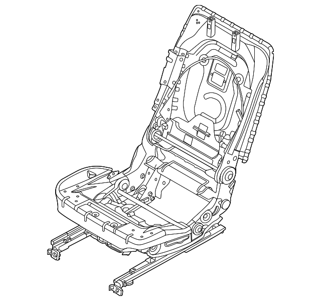 Genuine BMW 52-20-7-437-544 | Seat Frame | FREE Shipping on Most Orders ...