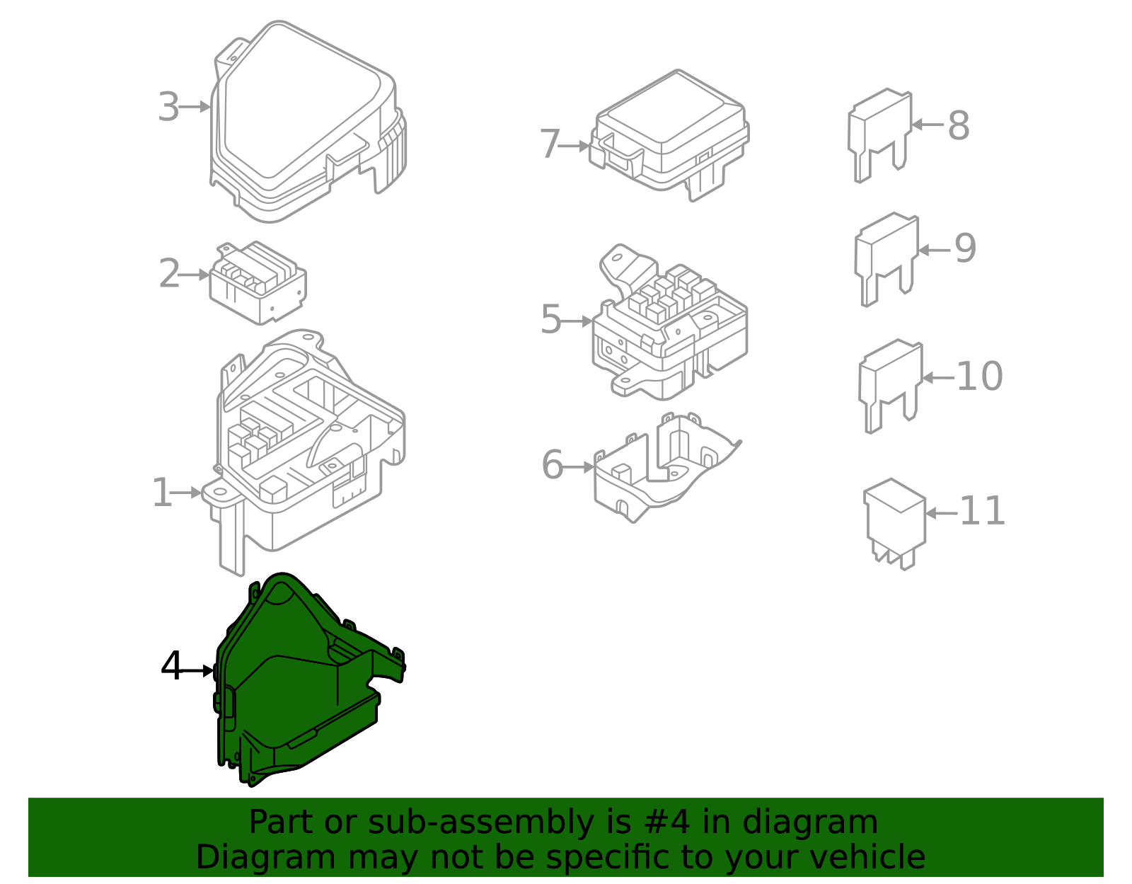 2021-2025 Genesis Lower Cover 919B5-T1100 | World OEM Parts Hyundai