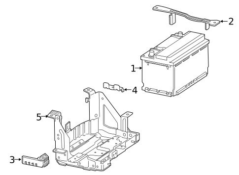 Battery for 2019 Chevrolet Silverado 1500 | GMPartsDirect.com