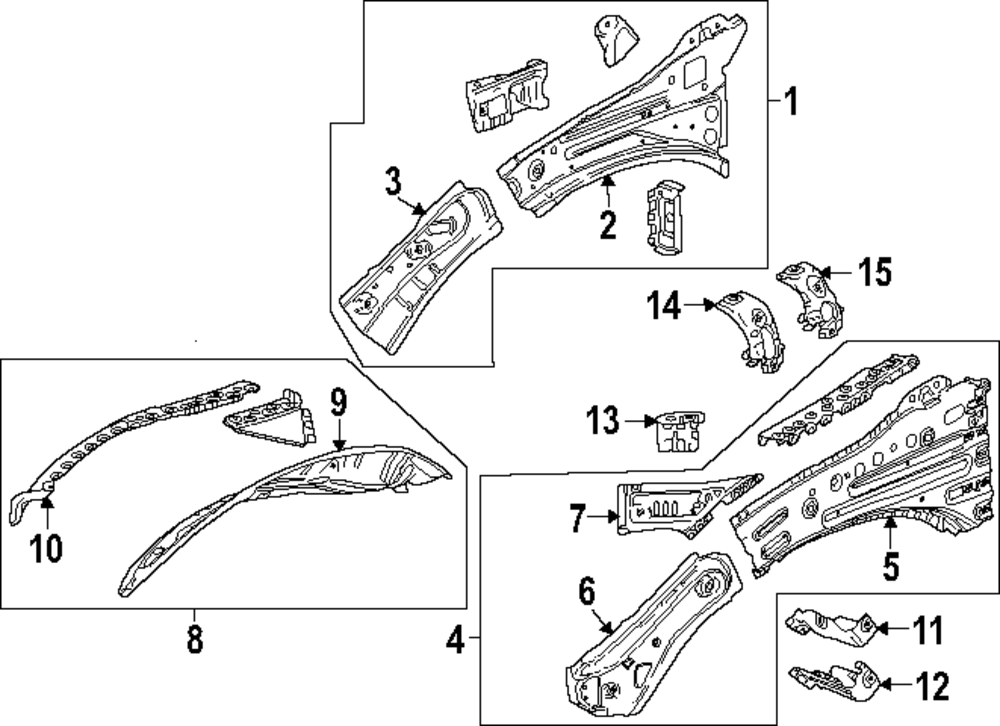 2023-2025 GM Lower Rail Assembly 86508369 GM | GMPartsDirect.com