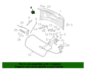 8H0-827-249 - Bumper 2004-2007 Audi | Audi OEM Parts