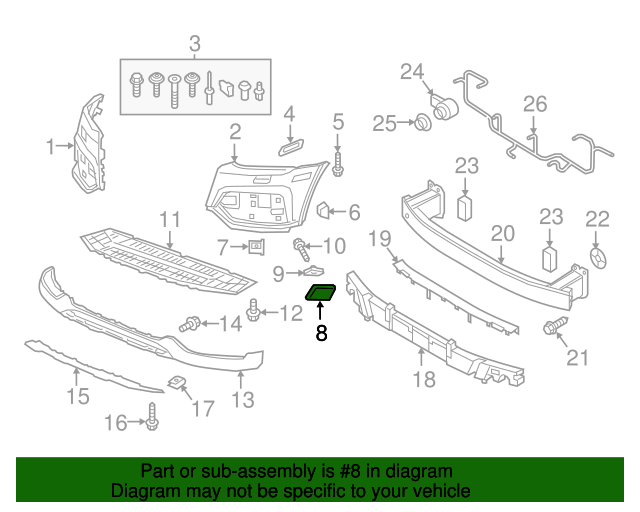 2016-2018 Audi Cap 8U0-955-275-F-GRU | OEM Parts Online