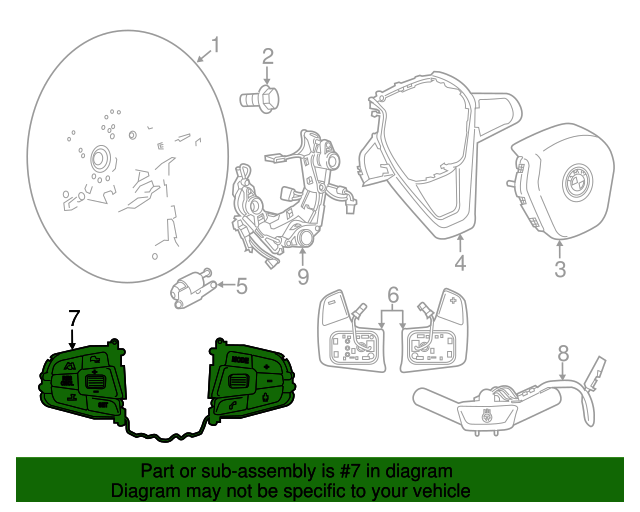 61-31-6-820-262 - Combo Switch 2020-2022 BMW X3 | AutoNationParts.com