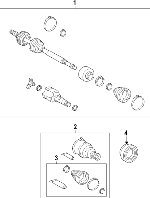 Front Axle for 2023 Toyota Corolla | Toyota Parts Center