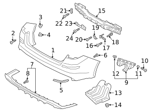 86690-D5700 - Lower Cover 2019-2020 Kia Optima | Genuine Kia Parts