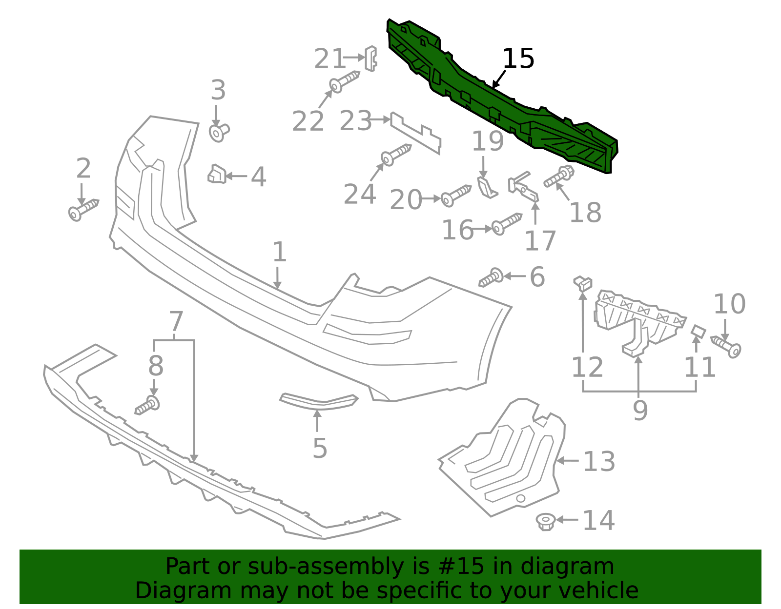 86631-D5500 - Impact Bar 2019-2020 Kia Optima | Kia.Parts Store