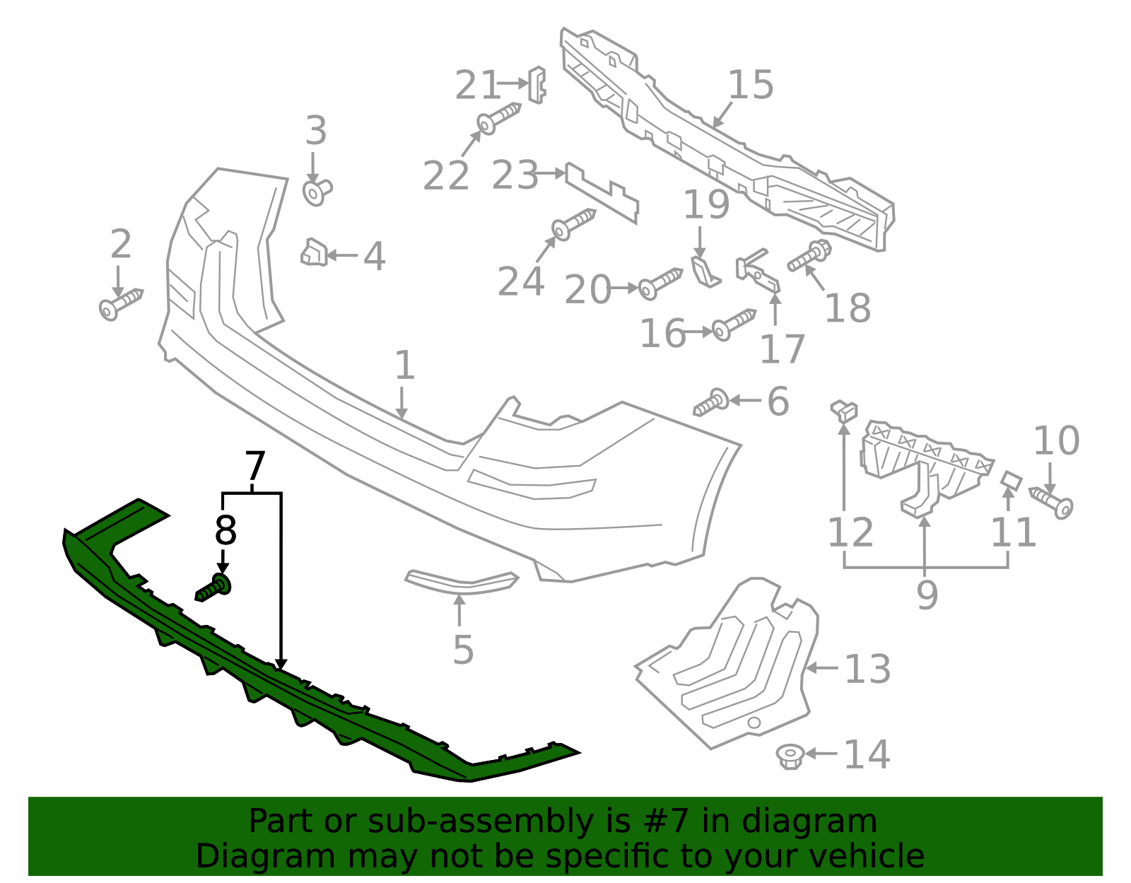 86690-D5500 - Lower Cover 2019-2020 Kia Optima | Kia.Parts Store
