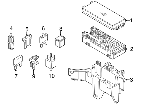 Fuse & Relay for 2014 Ford Explorer | Genuine OEM Ford Parts & Accessories