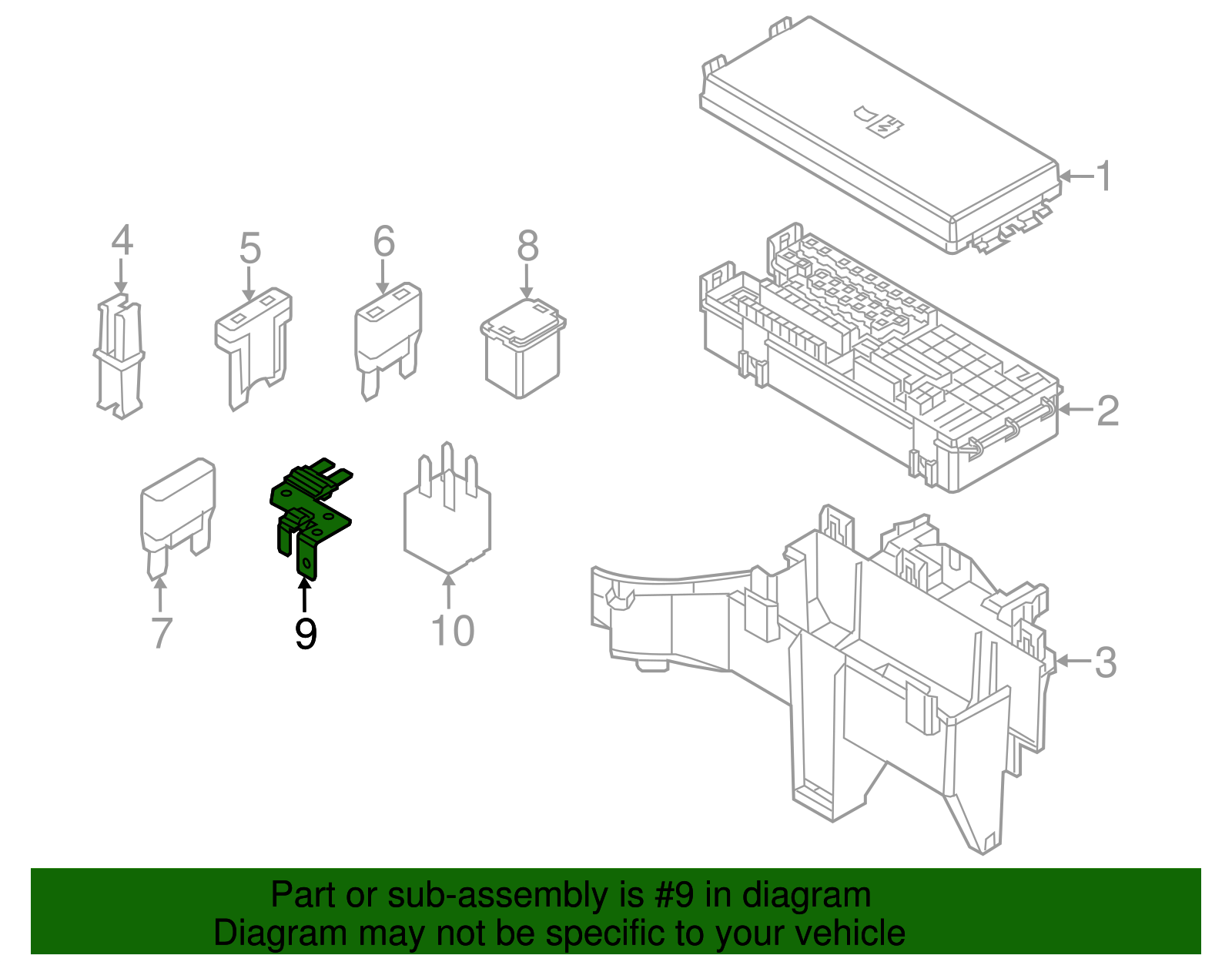 BB5Z-14526-BA - Fuse 2011-2015 Ford | Big 3 Auto Parts