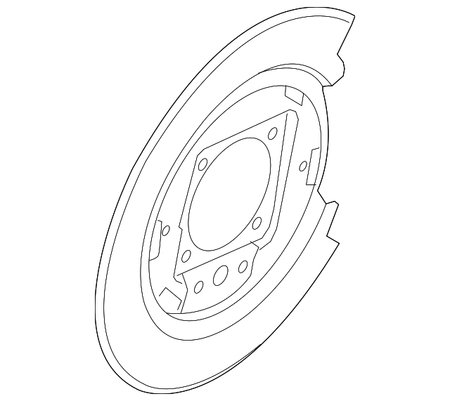 44020-3TA6A - High-Quality Backing Plate for 2013-2018 Nissan Altima ...