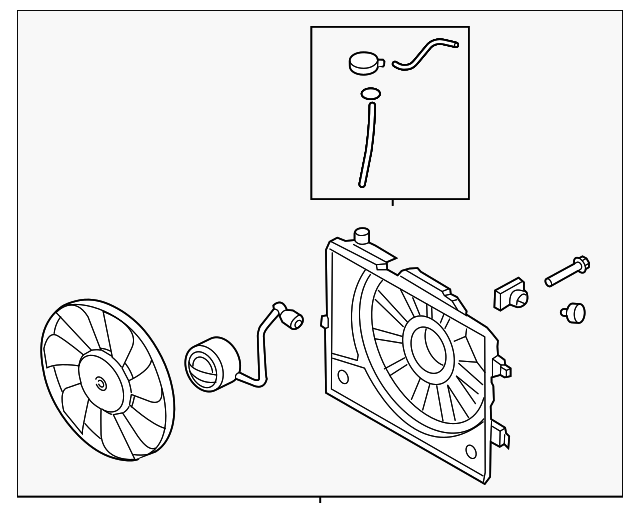 2012-2014 Hyundai Accent Fan Assembly 25380-1R000 | OEM Parts Online